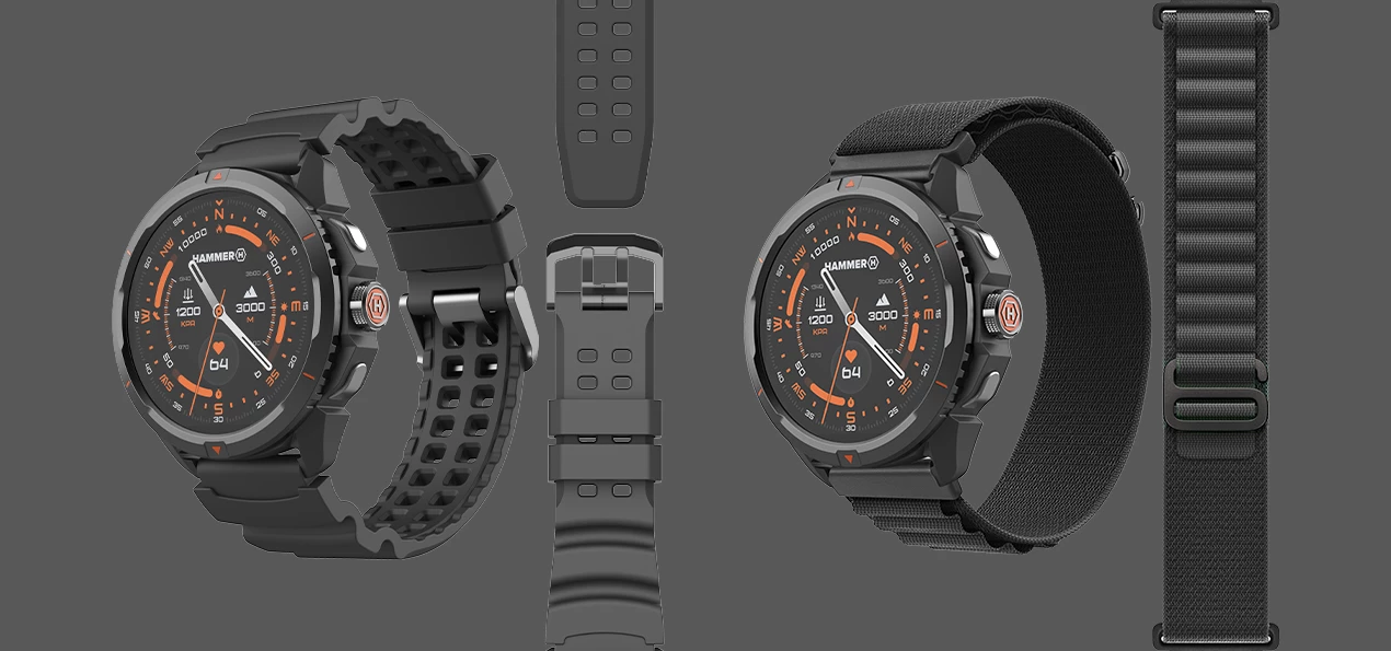 HAMMER Watch 2 AMOLED GPS - smartwatch dla prawdziwych odkrywców