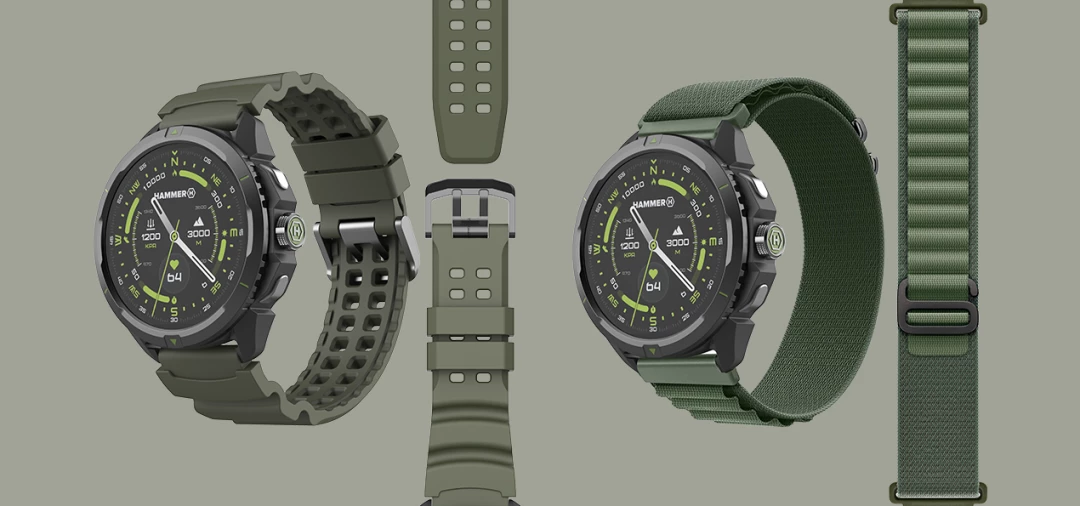 Smartwatch HAMMER Watch 2 Military Edition AMOLED GPS - Niezawodny ...