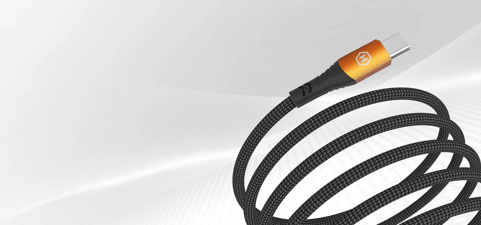 Kabel USB-C HAMMER - Solidny, trwały, magnetyczny | 1M